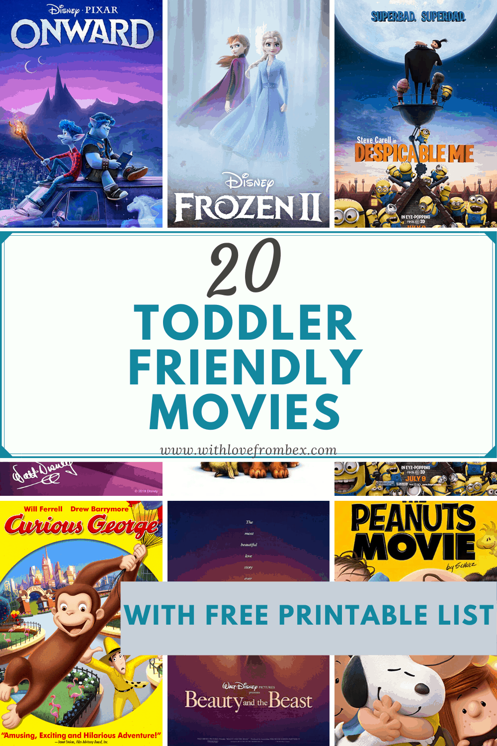 20 Toddler-Friendly Movies - With Love From Bex